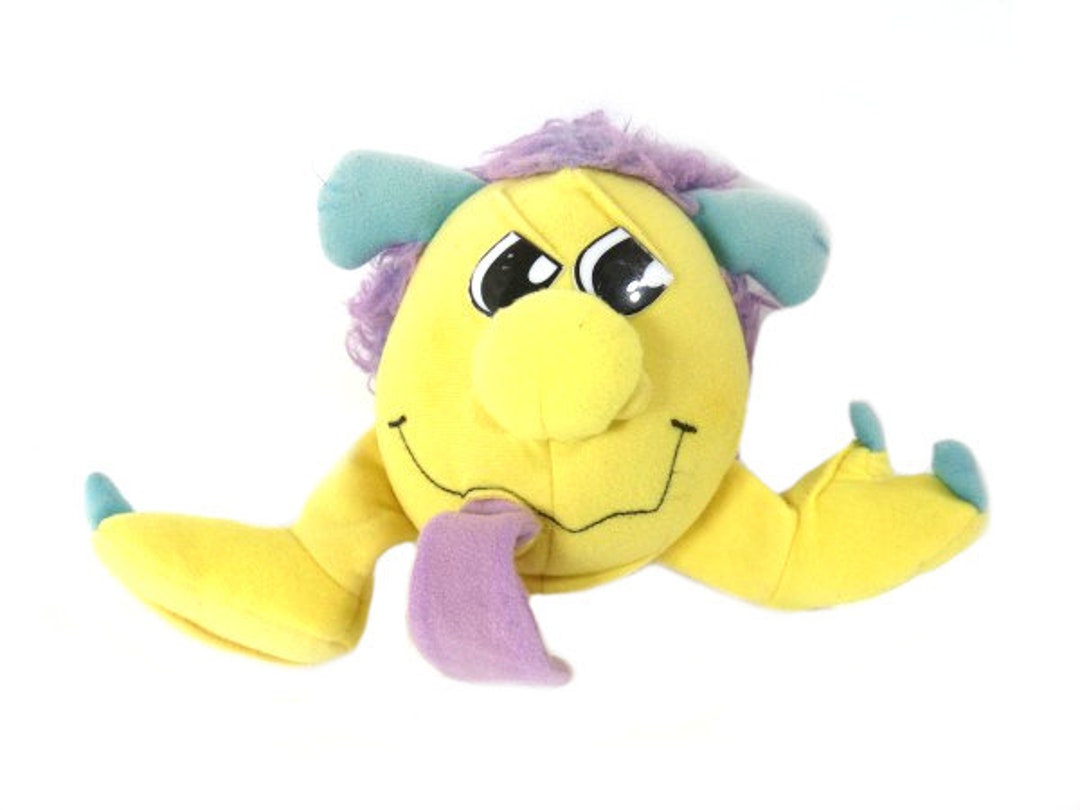 Vintage Grumples Toy Yellow Purple 1986 Matchbox Toy Razzcale Toy - Etsy