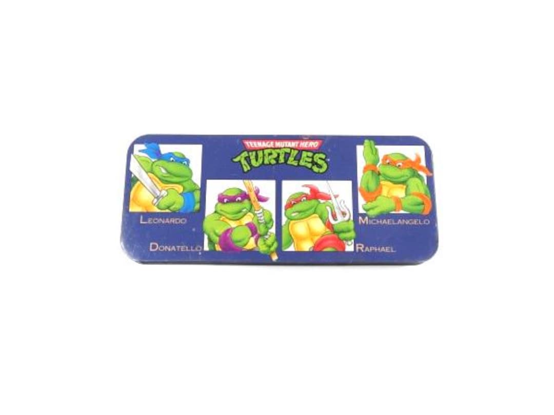 Vintage TMNT Teenage Mutant Ninja Turtles Pen Case Tin Box 1990 Teenage Mutant Hero Turtles - Etsy