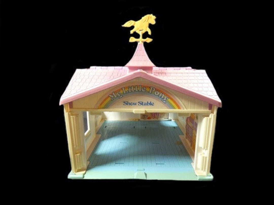 Vintage My Little Pony Stables Playhouse Dollhouse and Accessories - Etsy