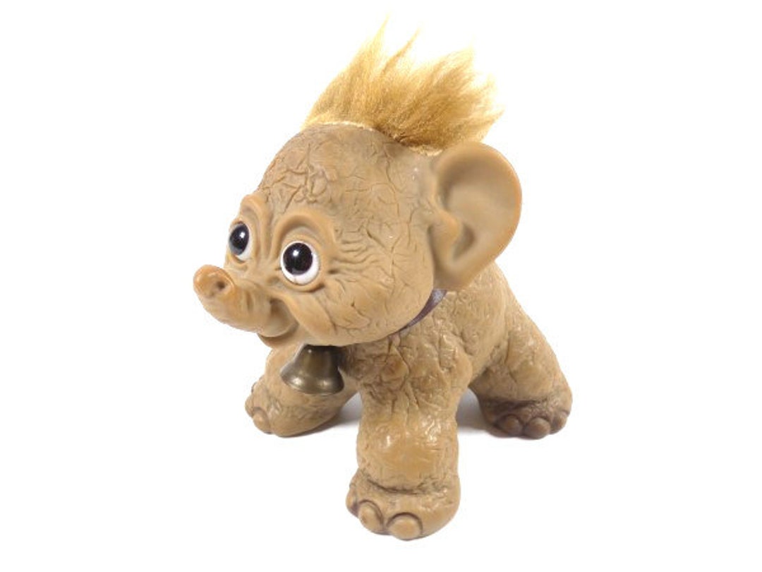 Super Rare Vintage Thomas Dam Elephant Troll Doll Made in Denmark - Etsy