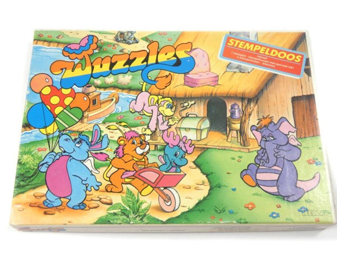 Vintage Wuzzles Stamp Set in the Original Box Rubber Stamp Set - Etsy