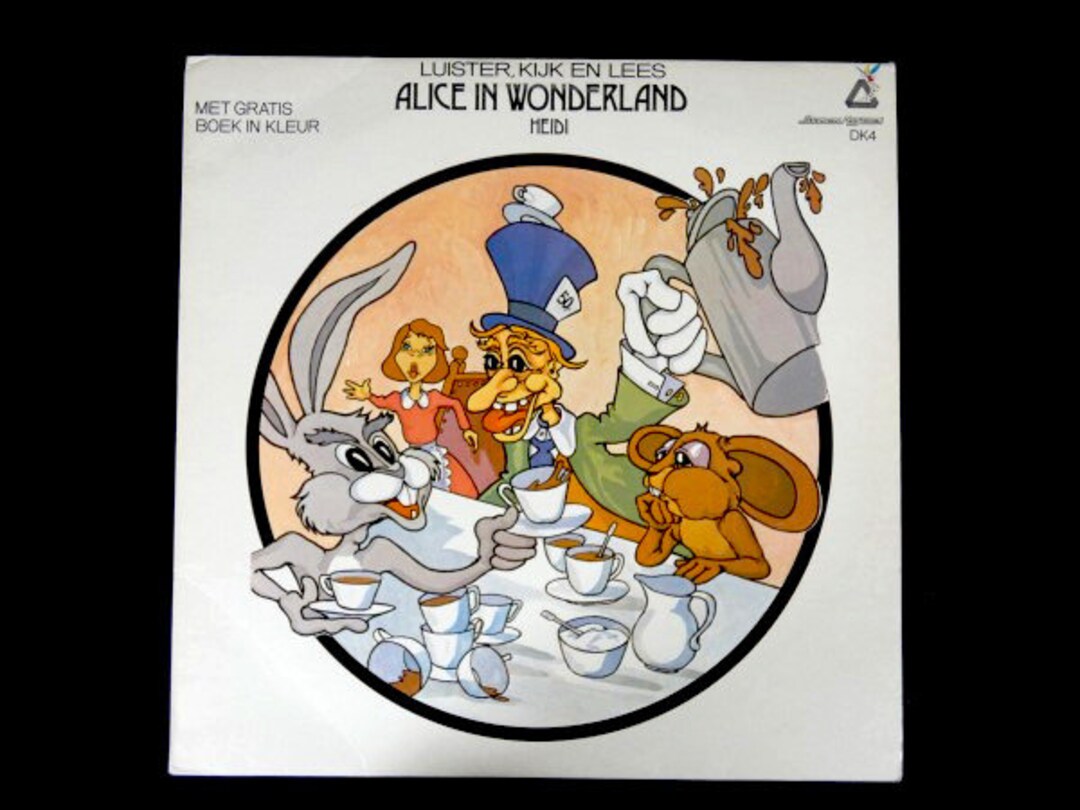 Vintage Alice in Wonderland Vinyl LP From Holland Collectible LP - Etsy