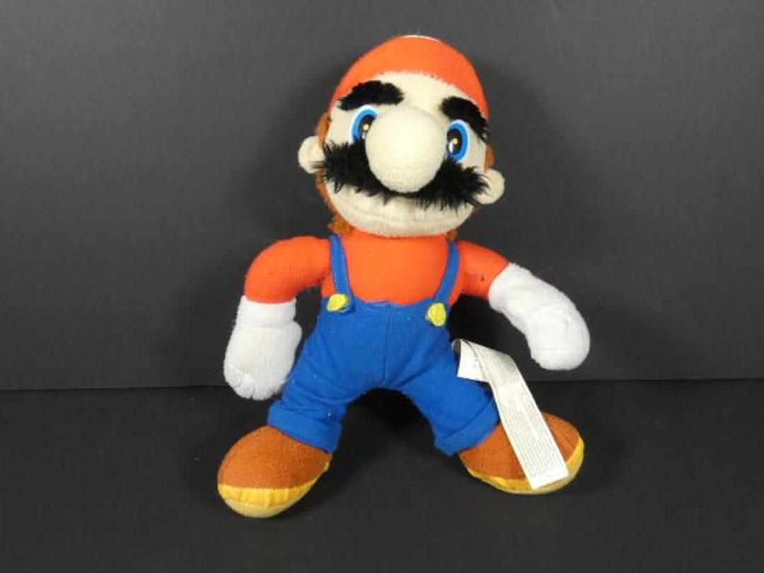 1 Vintage Mario Bros Sutffed Plush Mario 2002 Nintendo Plush - Etsy