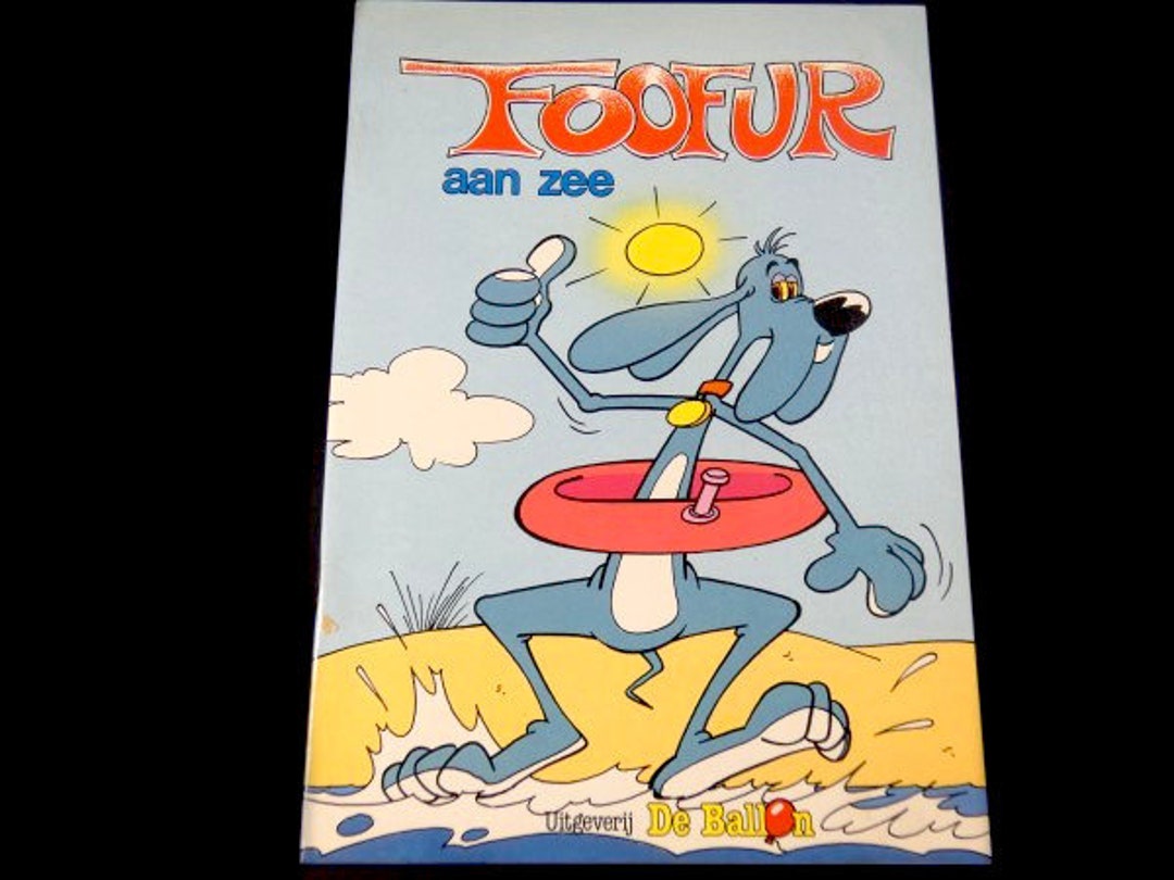 Vintage Foofur Comic Book Vintage Blue Dog Retro Design Blue Dog ...