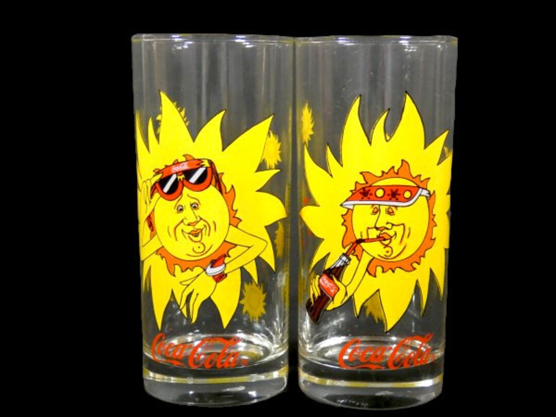 1 Vintage Coca Cola Drinking Glass From 1995 Tumbler Glass Milk Glass ...
