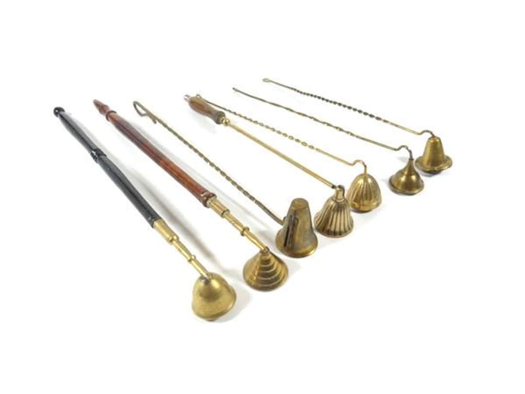 1 Vintage Brass Candle Snuffer Vintage Snuffer Vintage Ornate Snuffer ...