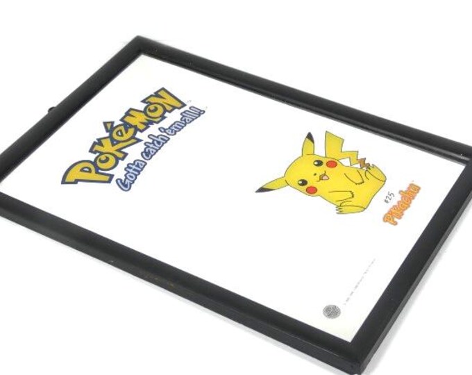 1 Vintage Pokémon Gotta Catch 'em Pikachu Mirror 1998 Pokemon Mirror - Etsy