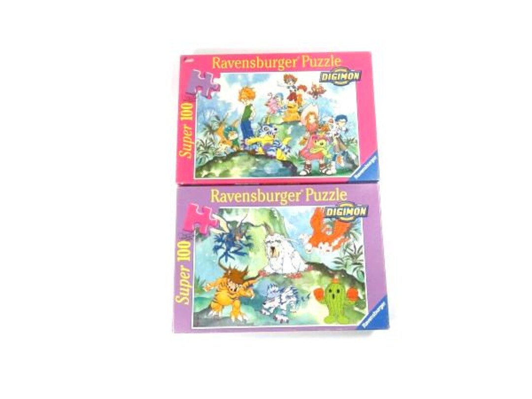 1 Vintage Digimon Jigsaw Puzzle Ravensburger 2000 - Etsy