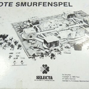 Vintage the Smurfs Board Game Complete From 1983 - Etsy