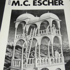 Rare Vintage M.C. Escher Jigsaw Puzzle Belvedere - Etsy