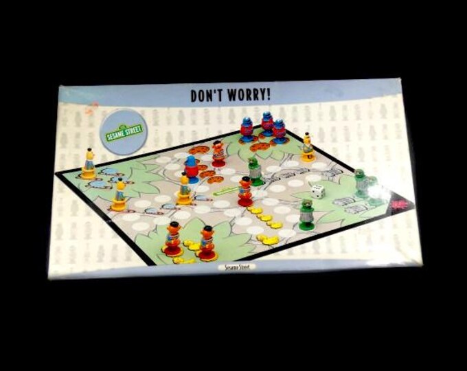 Vintage Sesame Street Don't Worry Board Game - Etsy