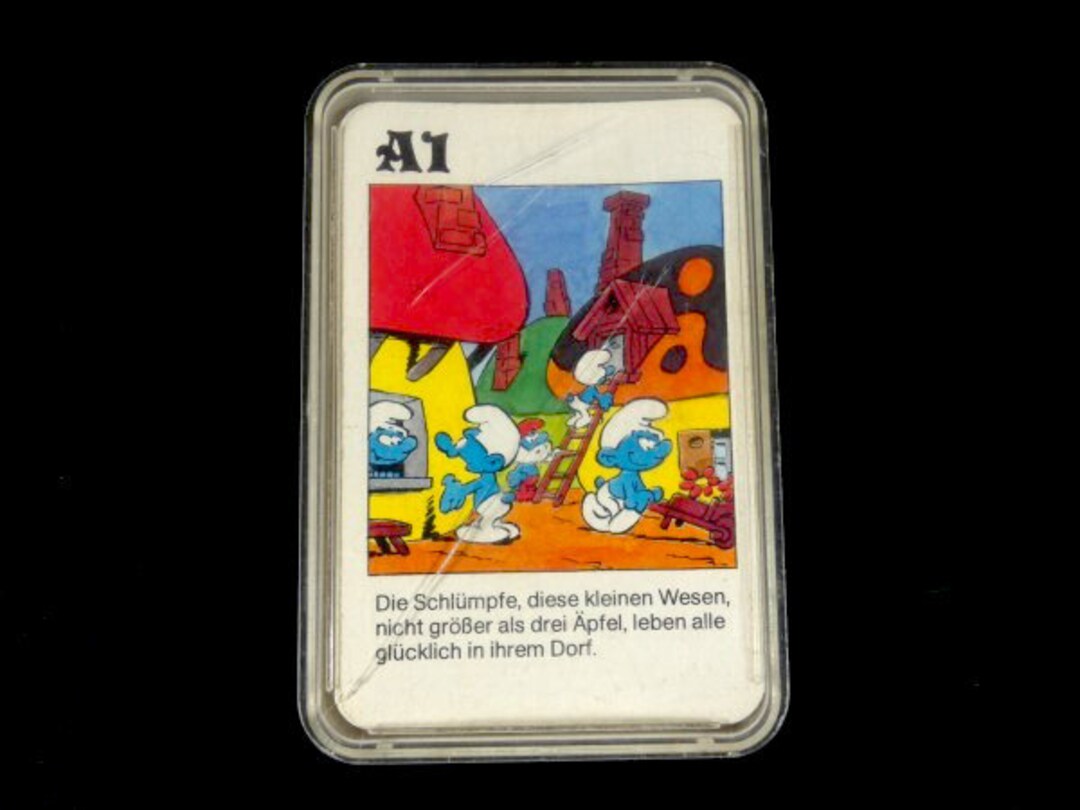 1 Vintage the Smurfs Go Fish Game Quartet Card Game the Smurfs - Etsy