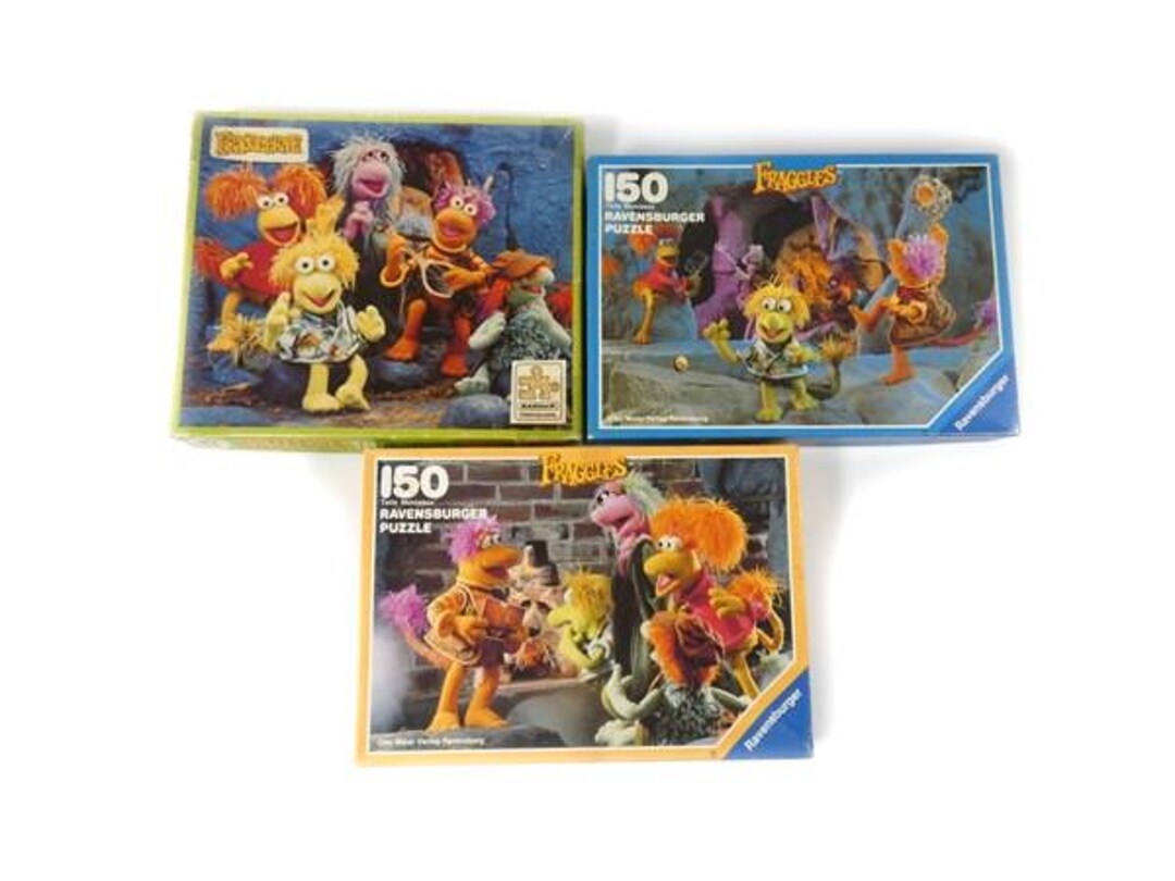 1 Vintage Wooden Fraggles Puzzle Fraggle Rock Jigsaw Puzzle Vintage ...