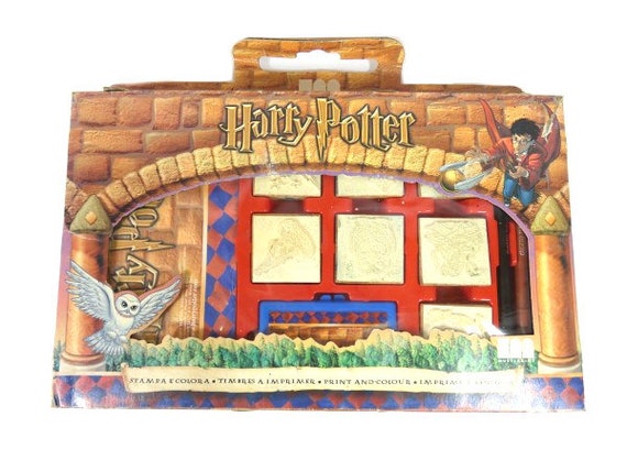 Vintage Harry Potter Stamp Set in the Original Box 2001 - Etsy