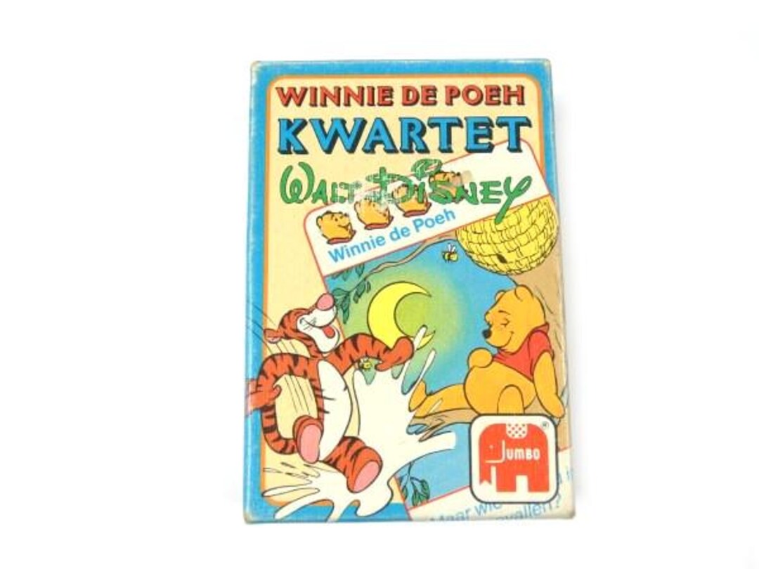 Vintage Winnie the Pooh Go Fish Card Game 1989 - Etsy