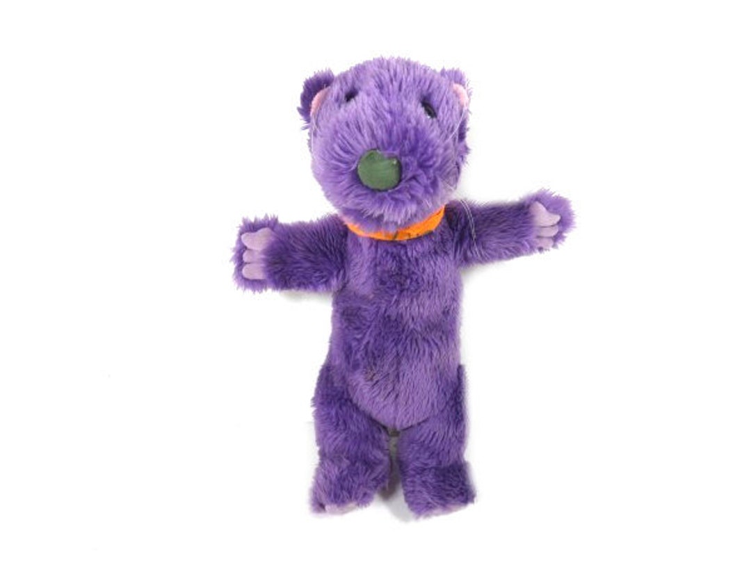 Vintage Pip Purple Otter Stuffed Plush Toy Jim Henson Company - Etsy