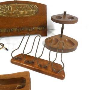 1 Vintage Pipe Stand Beautiful Retro Pipe Stand Wood or Metal - Etsy