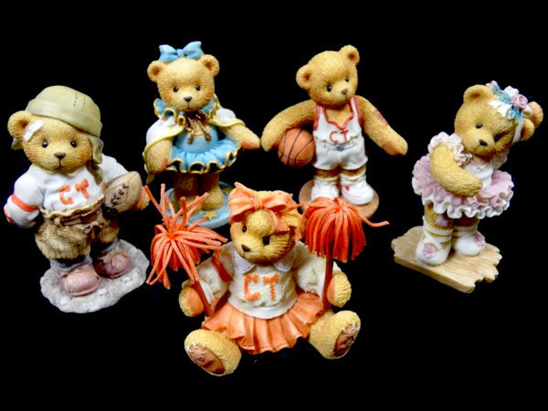 1 Vintage Cherished Teddies Football, Basketball, Ballerina ...