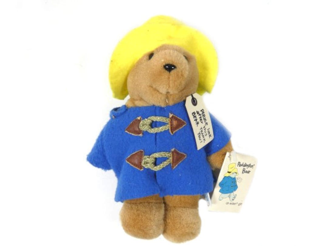 Vintage Paddington Bear Plush Toy Stuffed Animal - Etsy