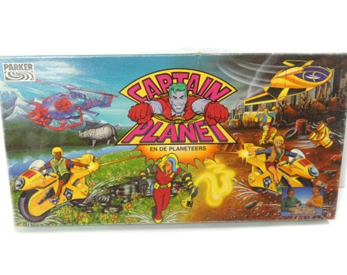 Vintage Captain Planet Board Game Tonka Hasbro Boardgame - Etsy