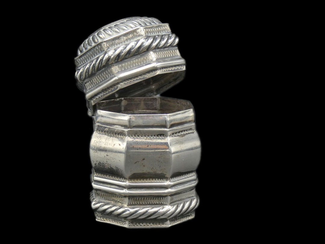 1935 English Silver Inkpot - Antique Inkwell - Inkpen Writing - Etsy