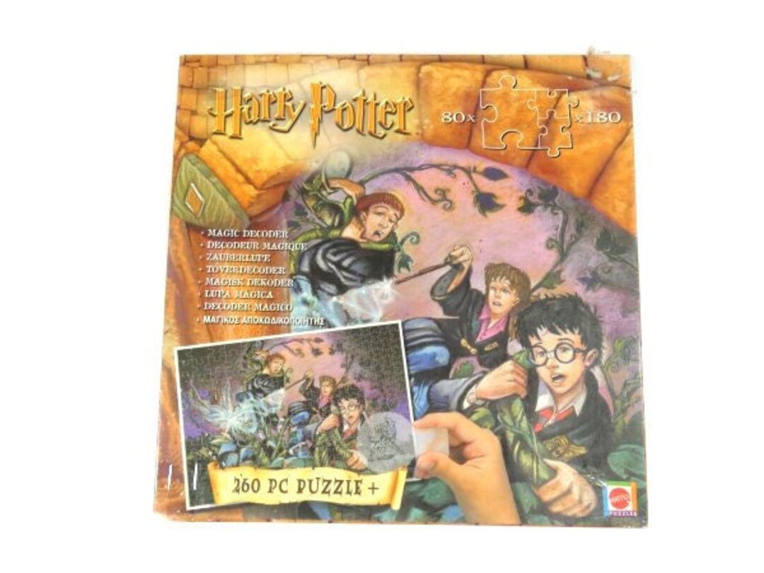 Vintage Harry Potter Magic Decoder Jigsaw Puzzle 2001 - Etsy
