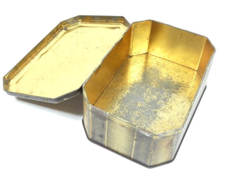 Vintage Viola Flower Tin Canister Beautiful Old Flower Tin Box | Etsy