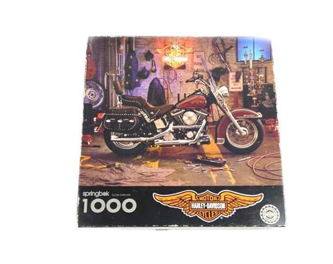 Vintage Harley Davidson Jigsaw Puzzle Motorcycle Puzzle - Etsy