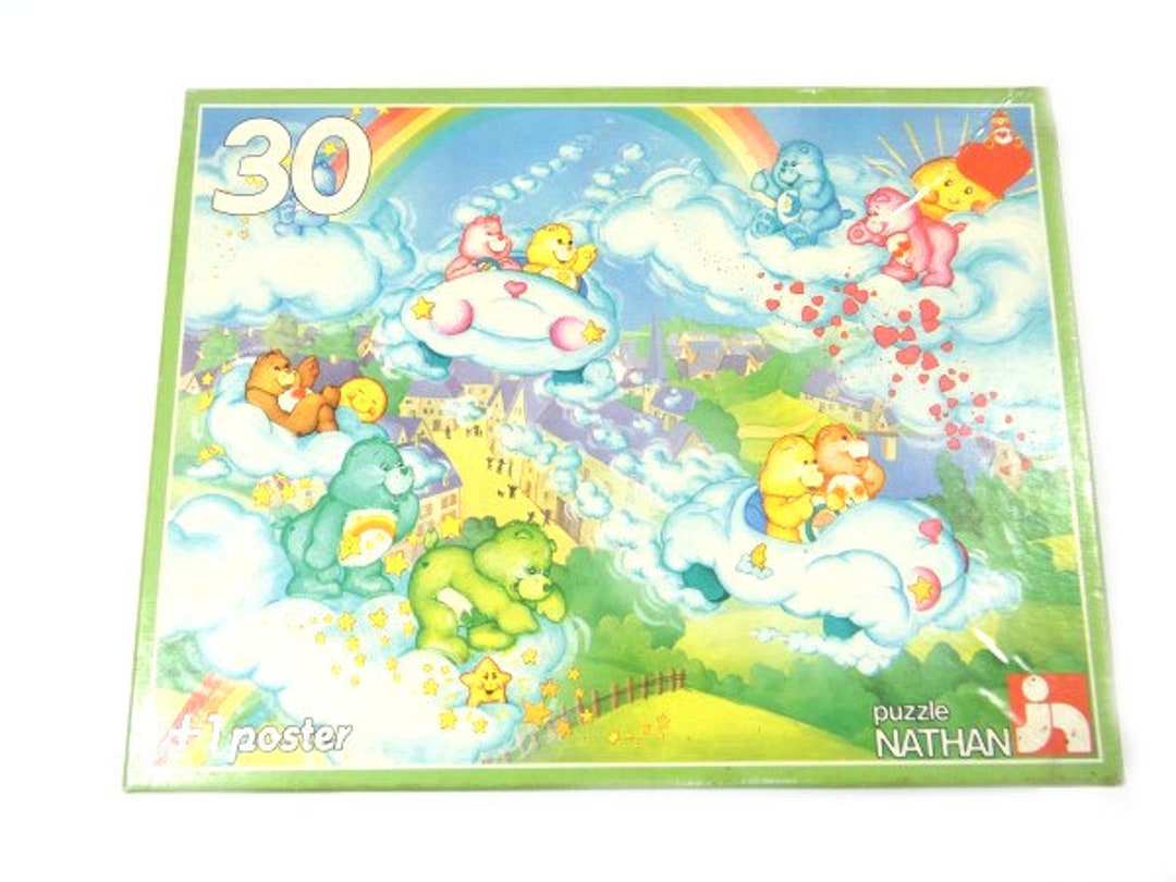 Vintage Care Bears Jigsaw Puzzle Complete 1985 - Etsy