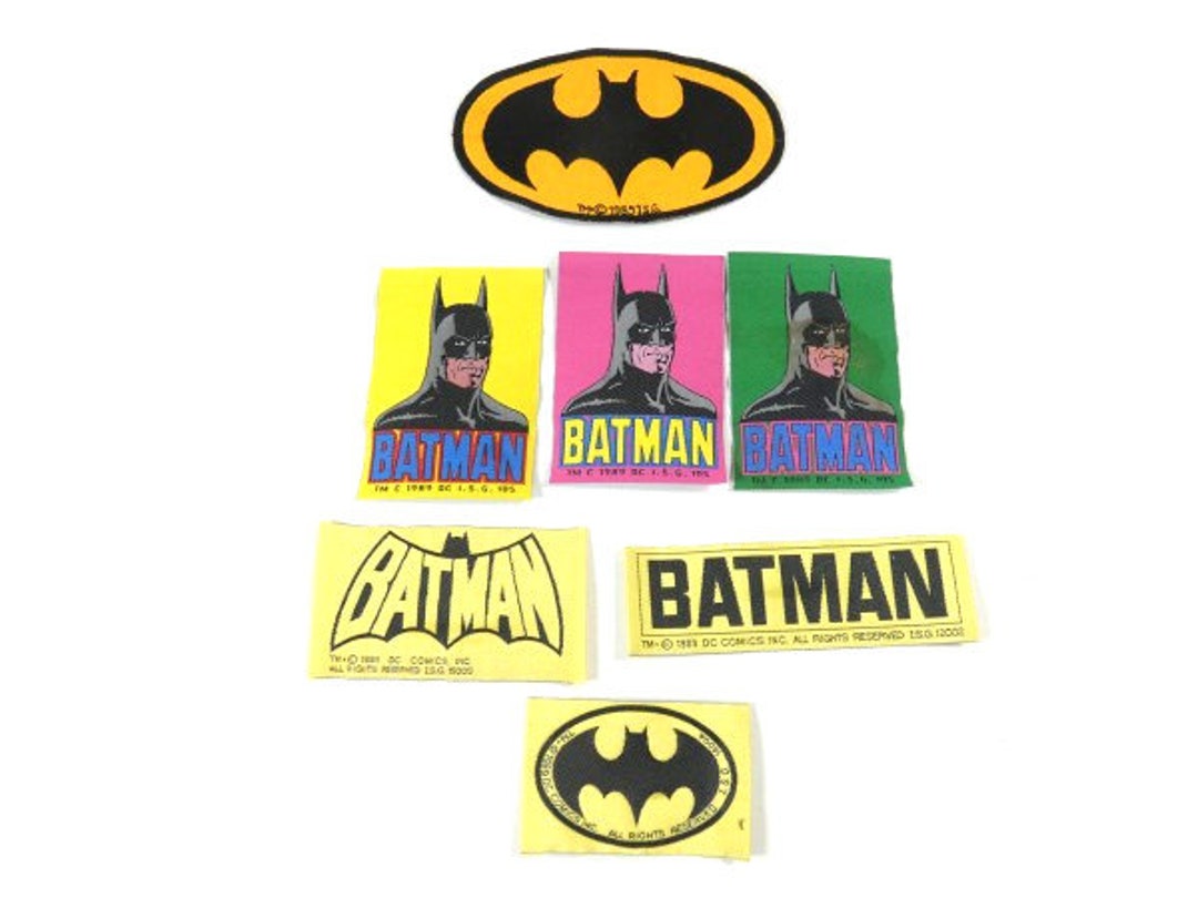 1 Vintage Batman Patch 1989 DC Comics Batman Emblem Applique - Etsy