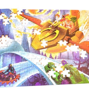 Vintage MOTU He-man Jigsaw Puzzle Incomplete Masters of the Universe - Etsy