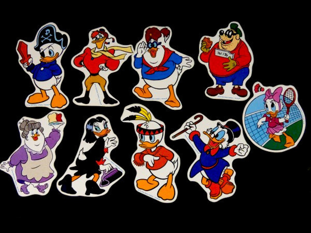 Vintage Ducktales Sticker Set Duck Tales Stickers - Etsy
