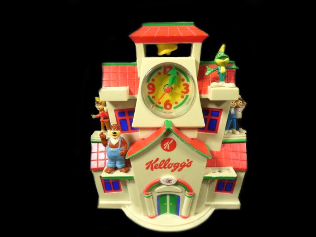 Rare Vintage Kellogg's Cornflakes Clock 1999 - Etsy