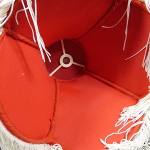 1 Vintage Red Lamp Shade Beautiful Elegant Lamp Shades Fabric Lamp ...