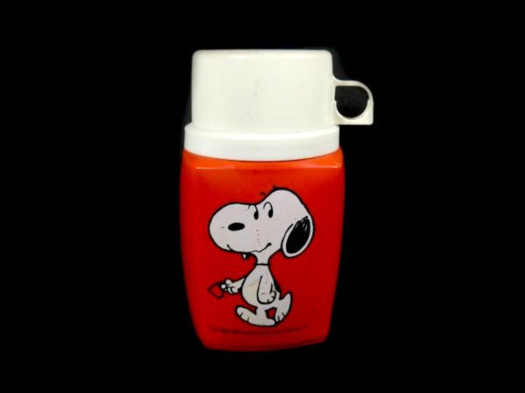 Vintage Snoopy Thermos Snoopy Gift - Etsy