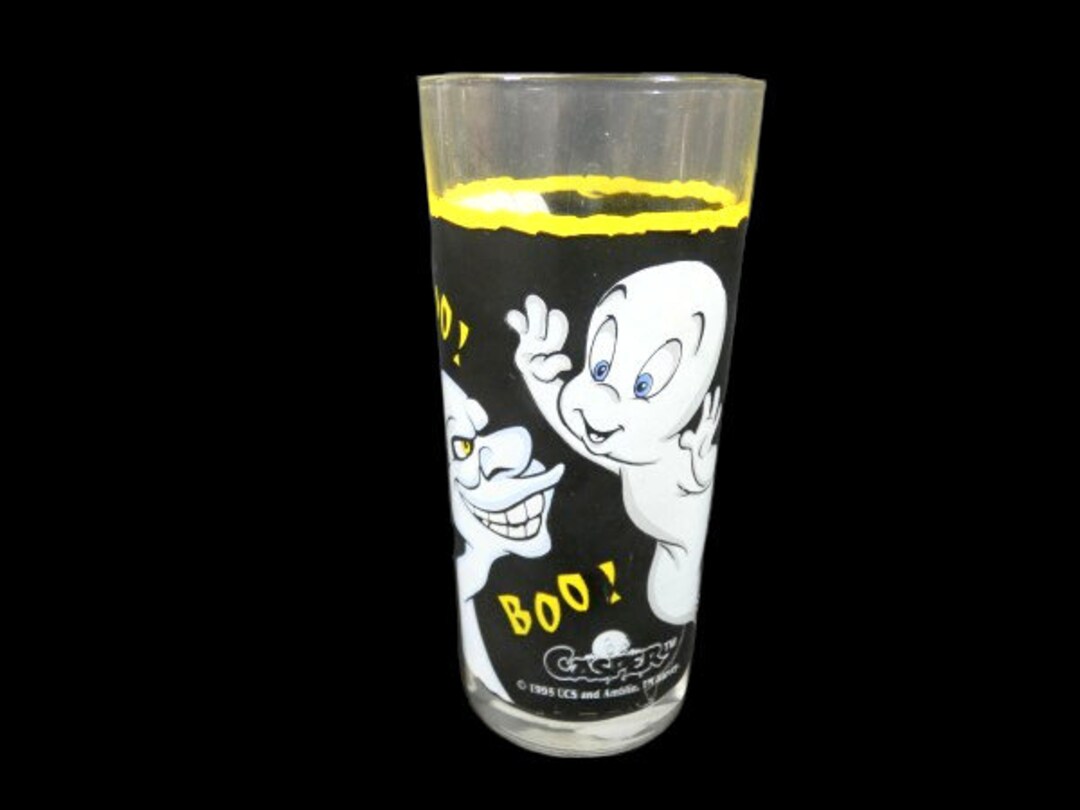 Vintage Casper the Friendly Ghost Glass 1995 Tv Series Cartoon Glass ...