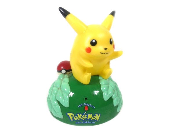 1 Vintage Pokémon Pikachu Talking Figure 25 1999 - Etsy