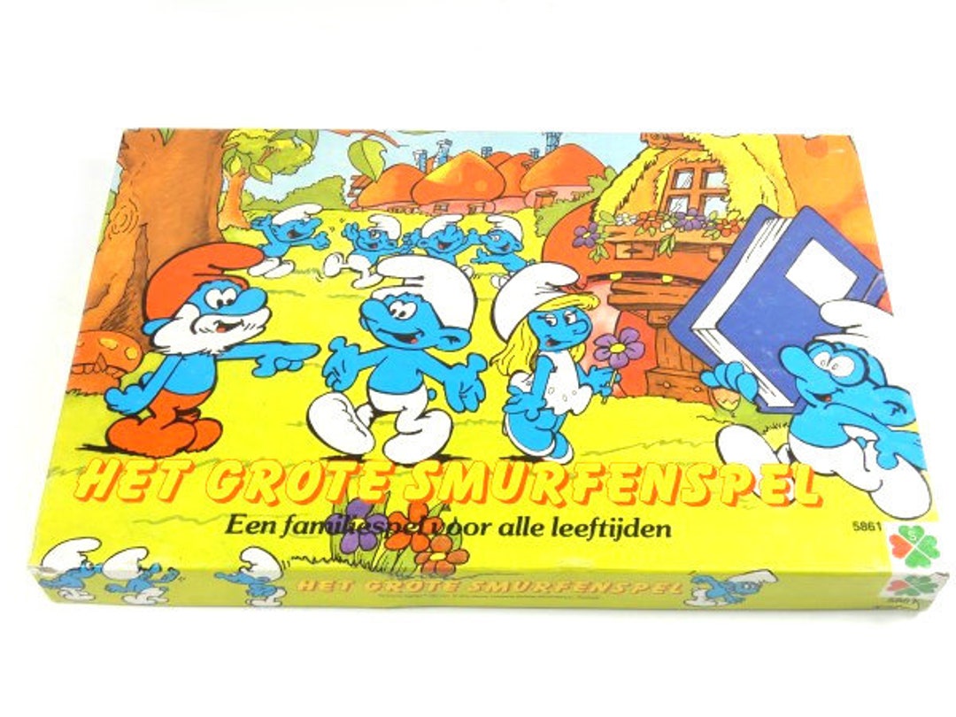 Vintage the Smurfs Board Game Complete From 1983 - Etsy