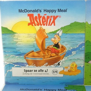 1 Vintage Asterix and Obelix Display Mcdonald's Happy Meal Display ...