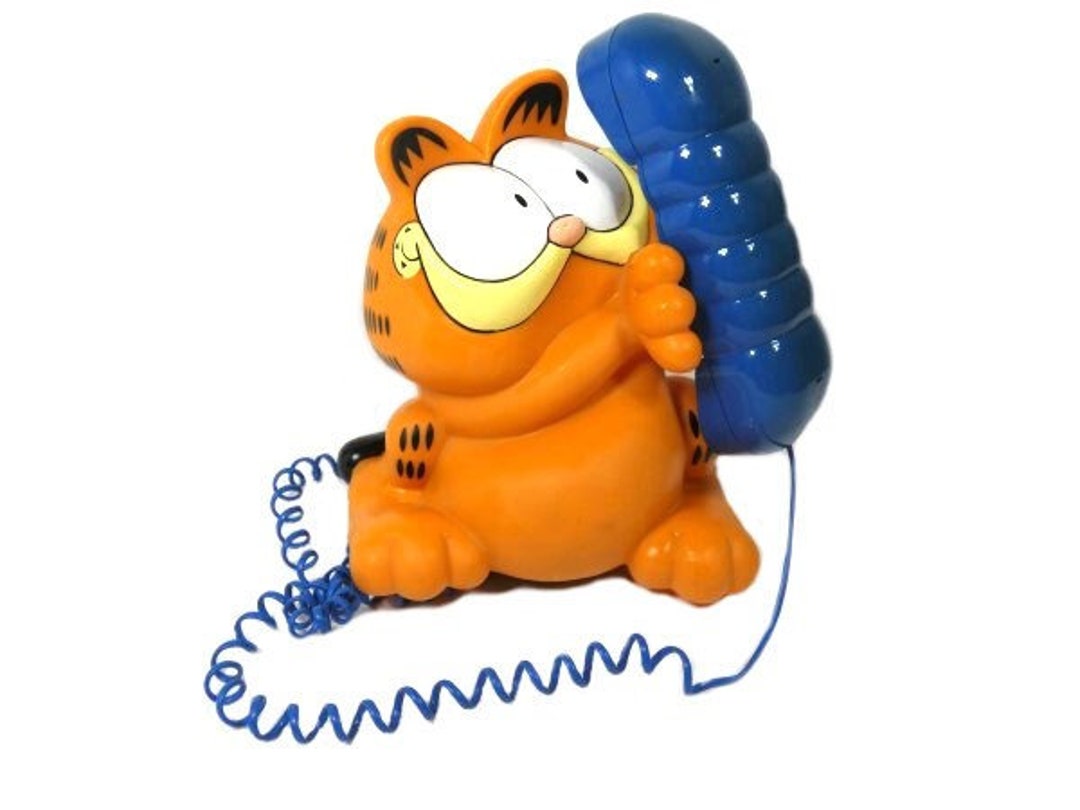 Vintage Garfield Telephone From 1995 Orange Cat Phone Collectable Phone ...