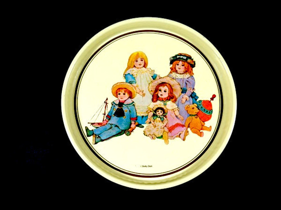 Vintage Dotty Doll Tray Serving Tray Tea Tray Doll Tray - Etsy