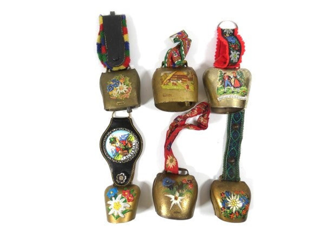 1 Small Vintage Brass Cowbell Austria Germany Switzerland Nr 1 - Etsy