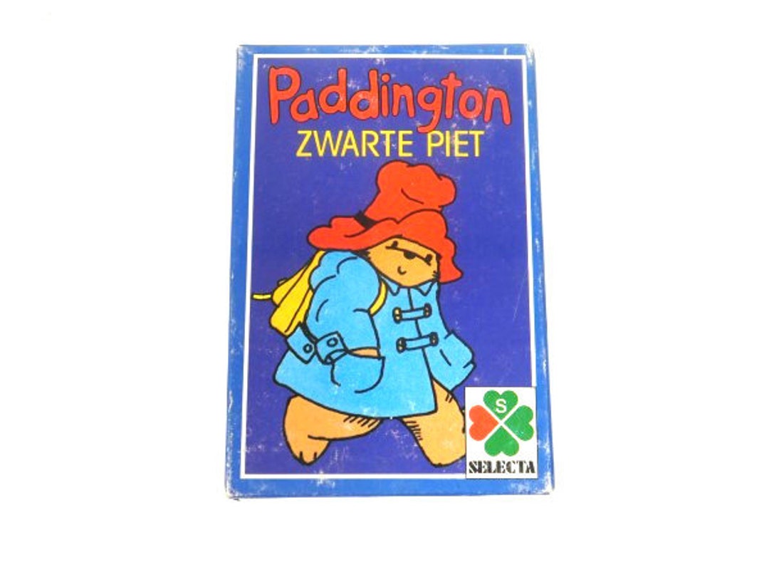 Vintage Paddington Bear Black Pete Card Game 1993 - Etsy