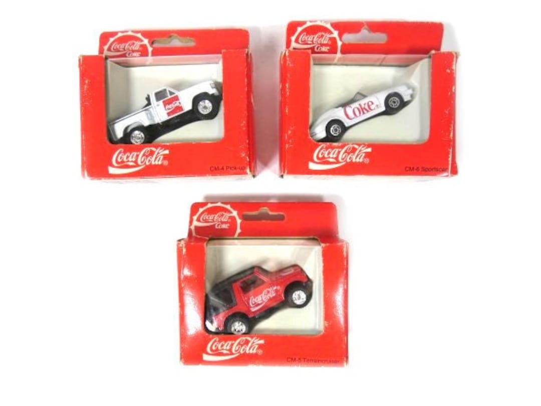 1 Vintage Coca Cola Miniature Car by Edocar Terraincruiser Pick-up ...