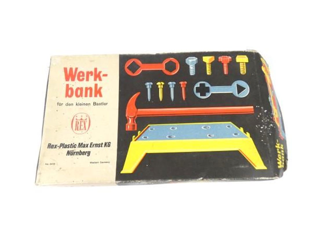 Vintage Work Bench for Kids Workbench Toy Plastic Toy by Rex Toys ...