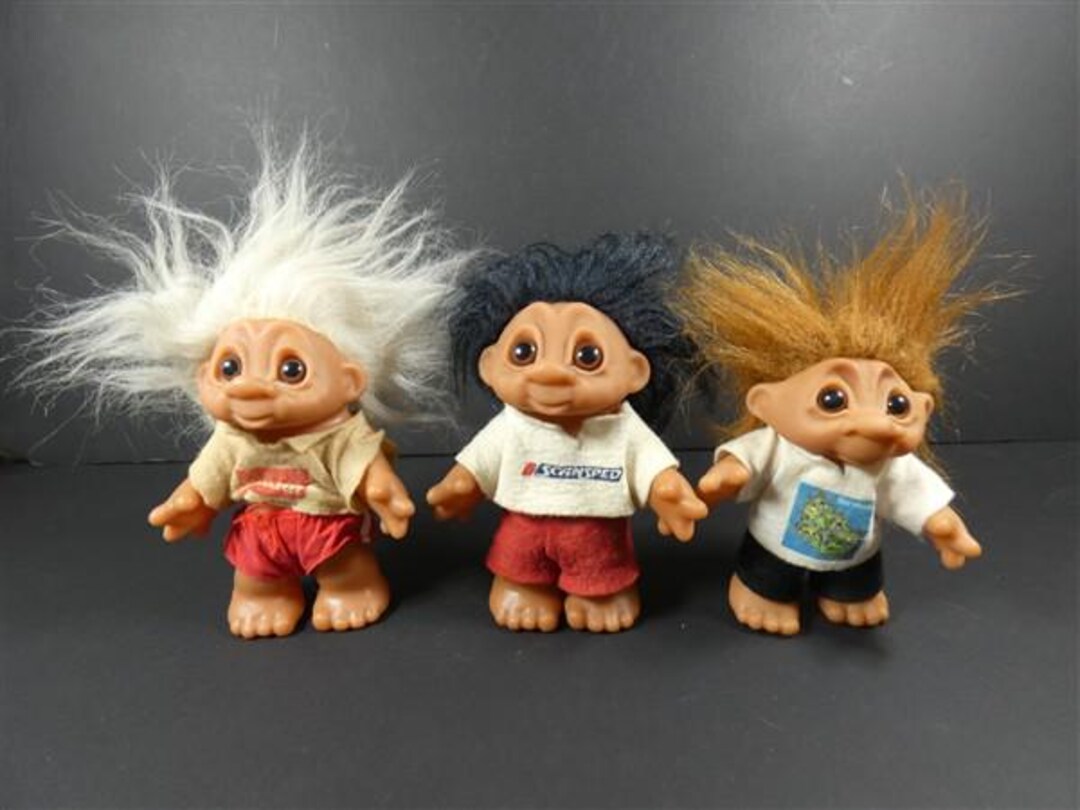 1 Vintage Thomas Dam Boy Troll 1988 and 1984 Advertising Scansped Made ...