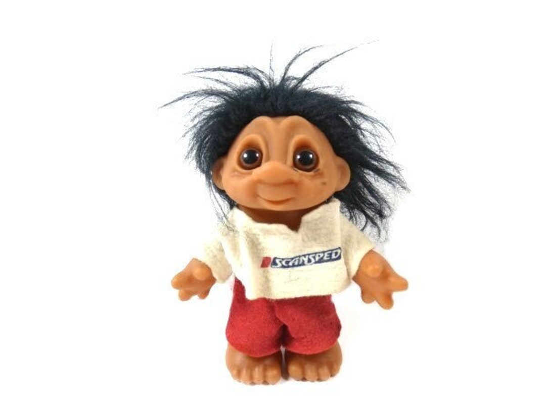 1 Vintage Thomas Dam Boy Troll 1988 Advertising Scansped Made in ...