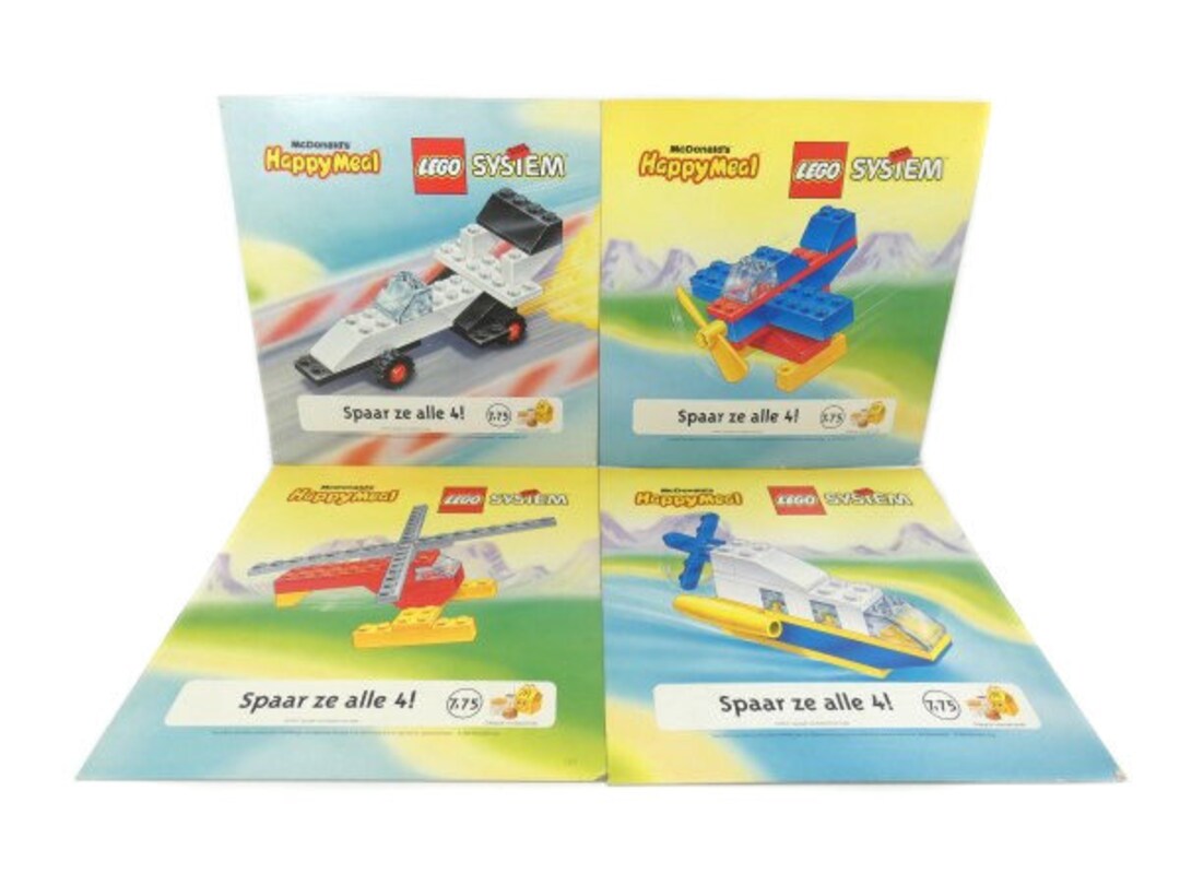 1 Vintage Lego Duplo Display Mcdonald's Happy Meal Display Mcdonalds ...