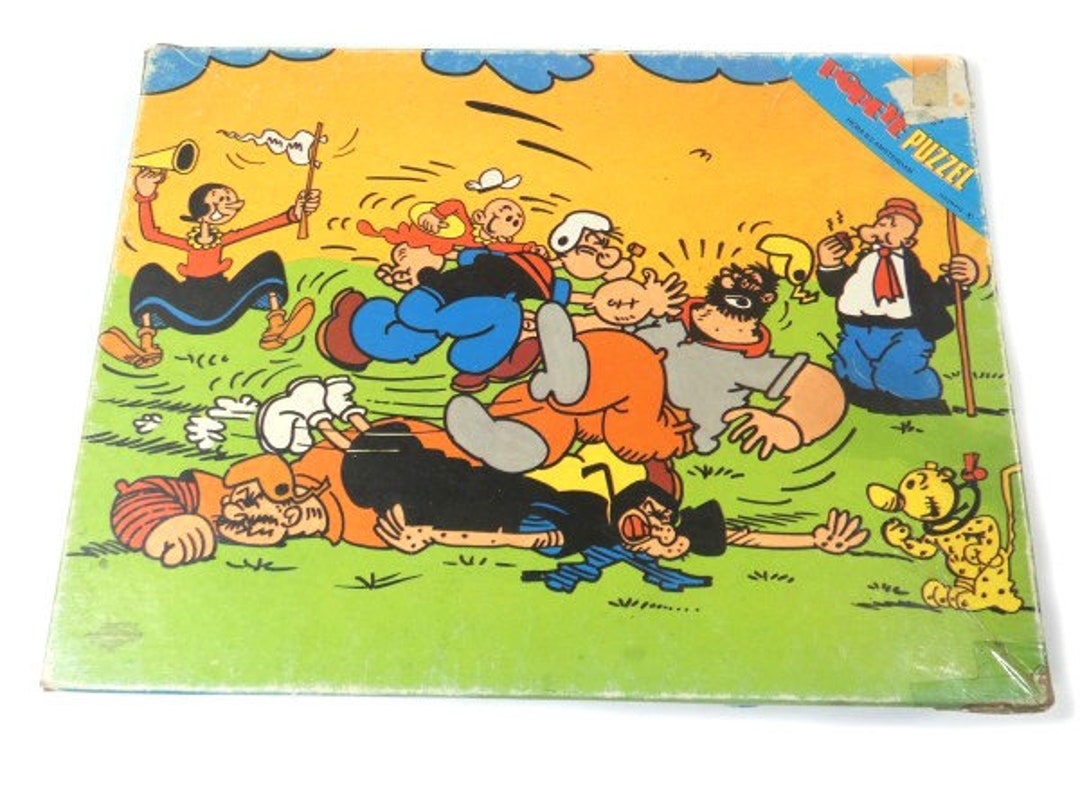 Vintage Popeye the Sailorman Jigsaw Puzzle - Etsy