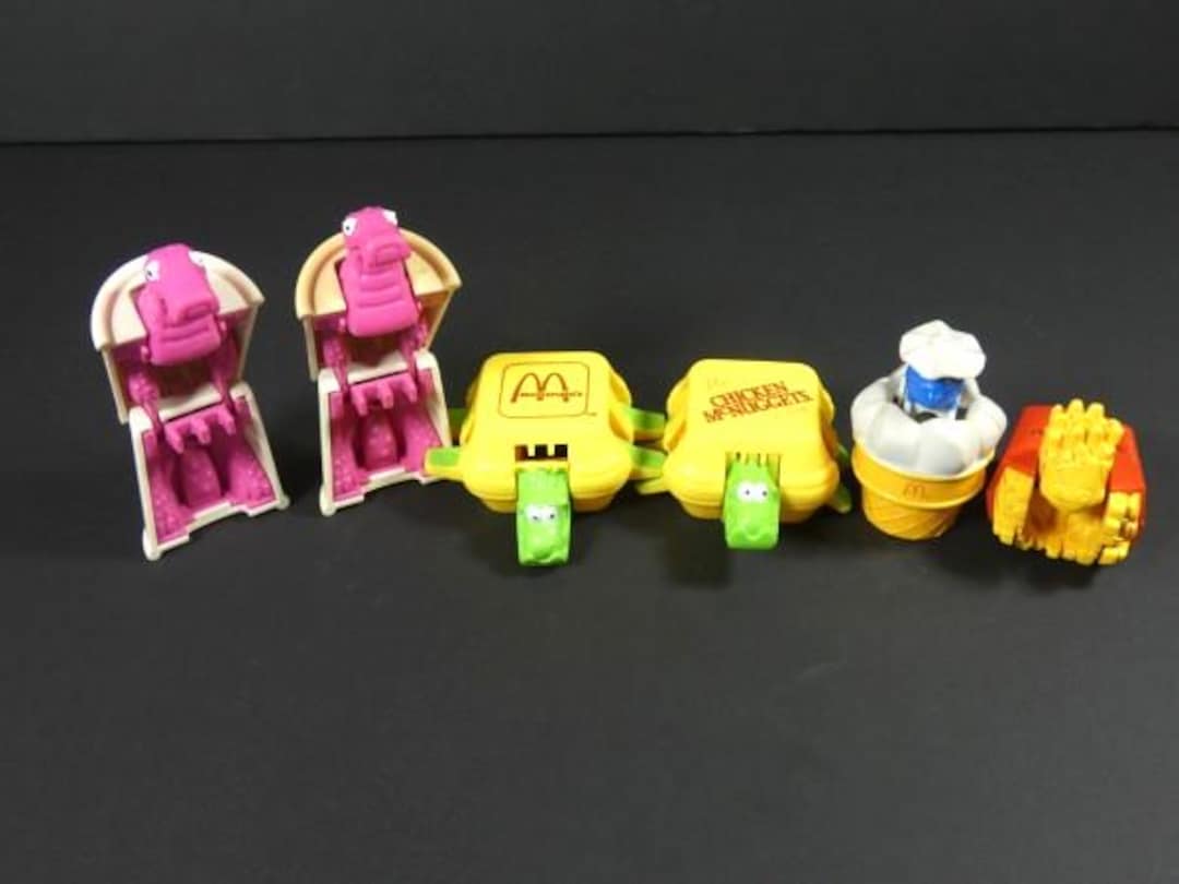 1 Vintage Mcdino Changeable Mcdonald's Happy Meal Toy Set Mc Robots ...